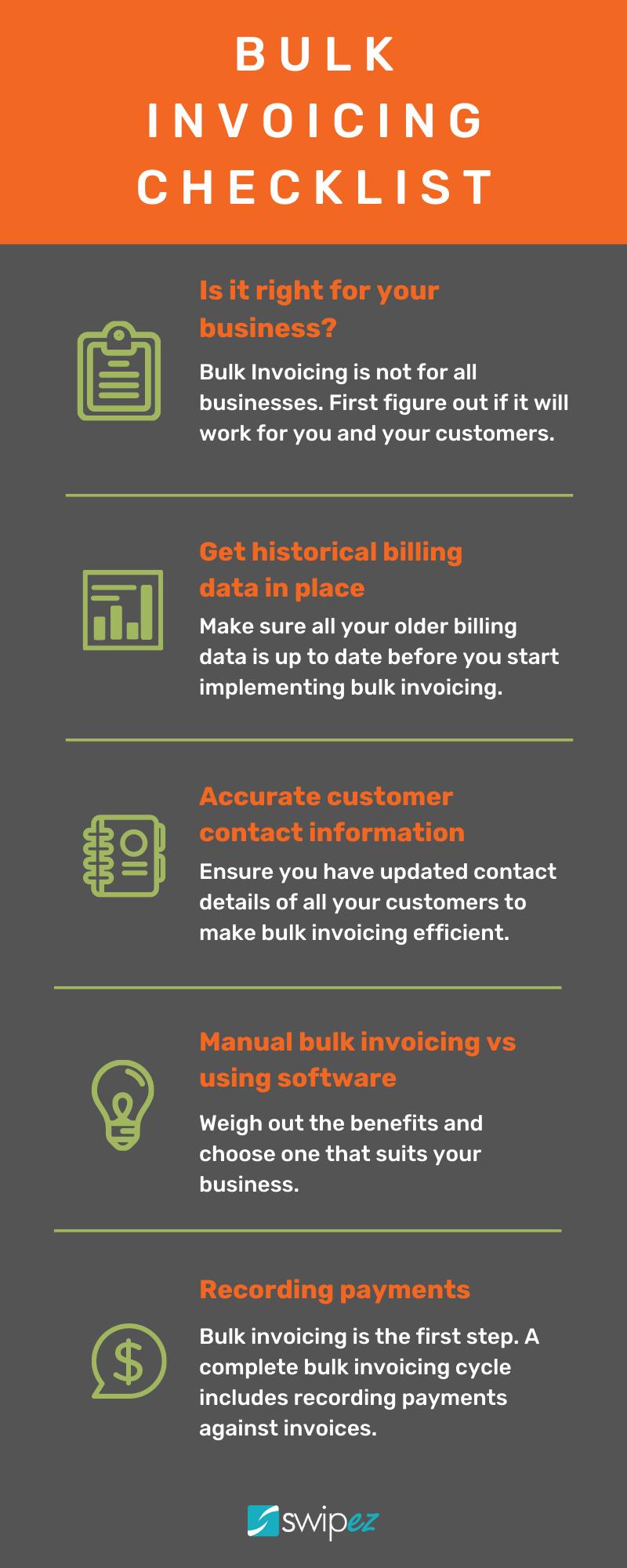 Best practices for bulk invoicing - Swipez Blog
